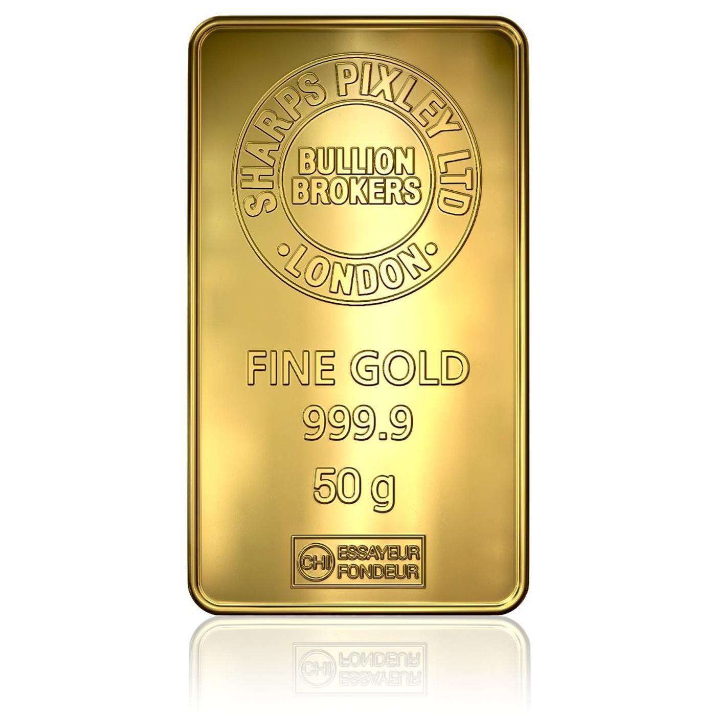 50g Gold Bar | Buy 50g Gold Bar Online
